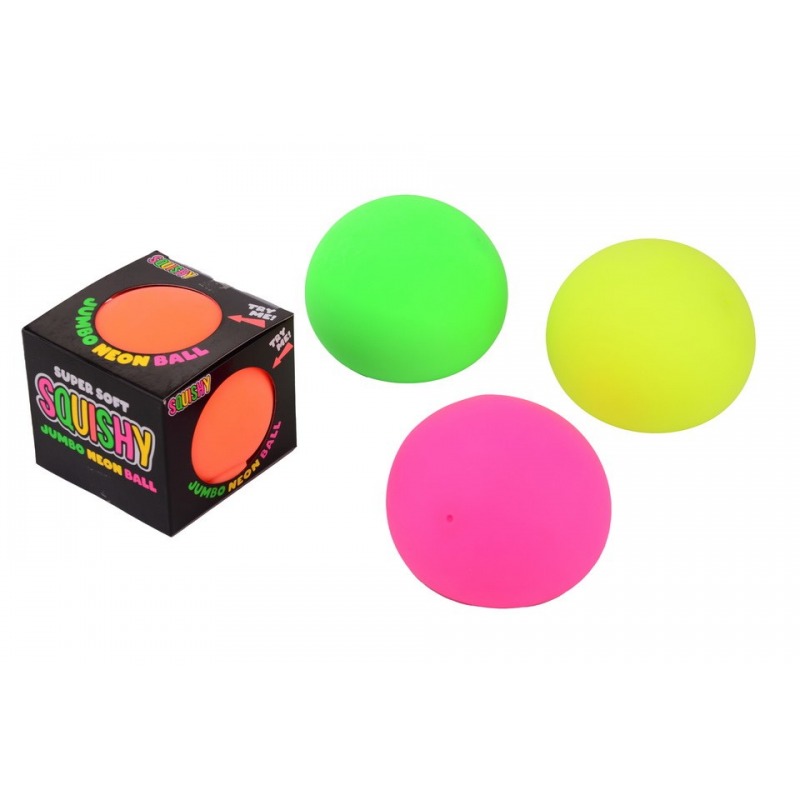 Super Soft Squishy Jumbo XL Neon Ball Vihreä - Squishy - Muovailuvaha ...