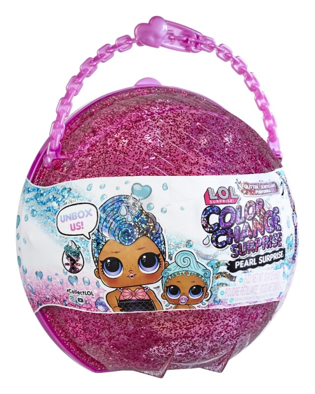 L.O.L. Surprise! Glitter Color Change Pearl Surprise Pink - Nuket ...