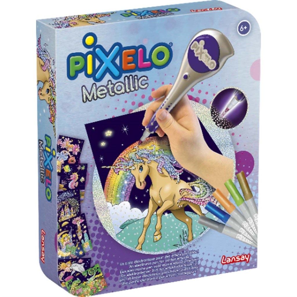 Pixelo Metallic glitter art -leikkisetti - Kynät, väriliidut & tussit ...