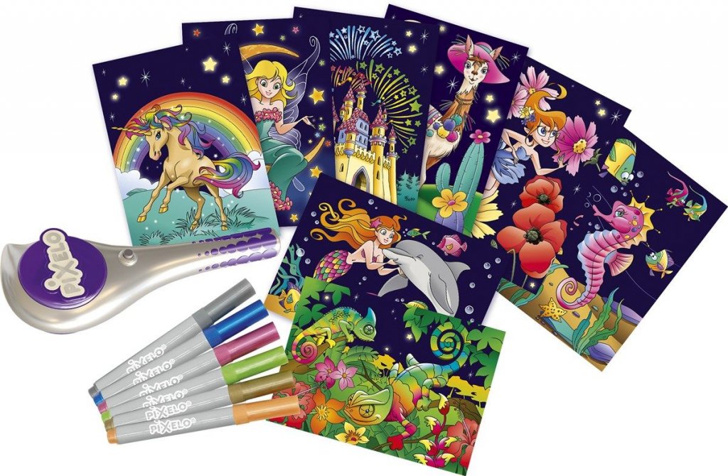 Pixelo Metallic glitter art -leikkisetti - Kynät, väriliidut & tussit ...