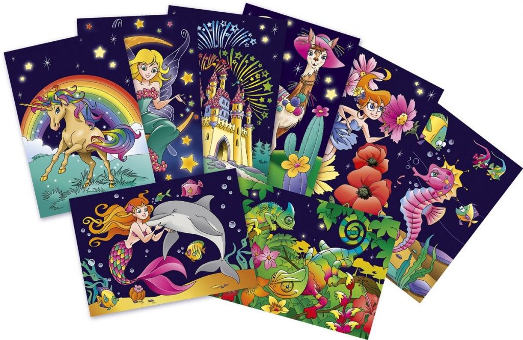 Pixelo Metallic glitter art -leikkisetti - Kynät, väriliidut & tussit ...
